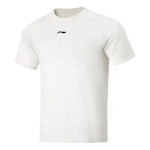 LI-NING Athletic Training Tee - White/black