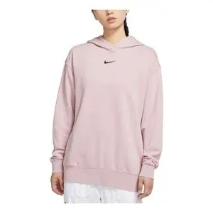 Nike Nike Sw Collection Essentials Athleisure Hoodie Pinkred