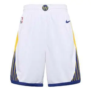 Nike Golden State Warriors Nba Swingman Basketball Shorts - White