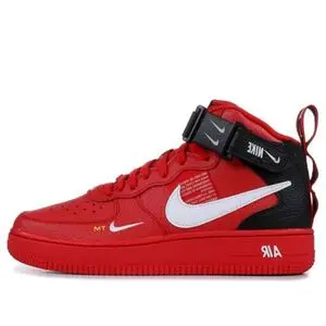 Nike Force 1 Mid Lv8 Sneakers - Red/black