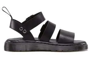 Dr. Martens Gryphon Brando Leather Gladiator Sandals - Black
