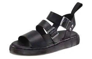 Dr. Martens Gryphon Brando Leather Gladiator Sandals - Black