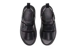 Dr. Martens Gryphon Brando Leather Gladiator Sandals - Black