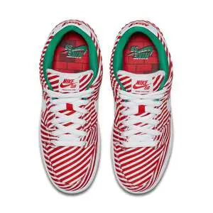 Nike Dunk Low "candy Cane" Sneakers
