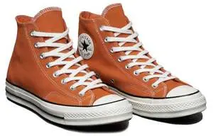 CONVERSE Chuck 70 Hi High Top Sneakers - Orange/white