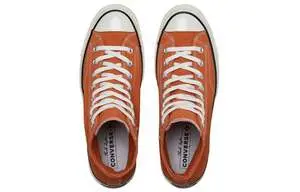 CONVERSE Chuck 70 Hi High Top Sneakers - Orange/white