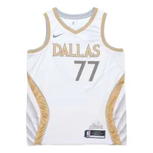 Nike Dallas Mavericks 77 Doncic Fan Edition Jersey - White