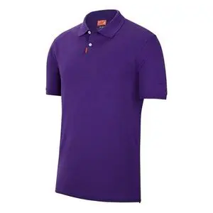 Nike Casual Breathable Short Sleeve Polo Shirt - Purple