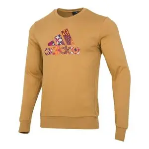 Adidas Pattern Printing Round Neck Pullover
