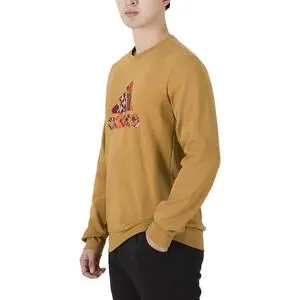 Adidas Pattern Printing Round Neck Pullover
