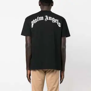 Palm Angels Bear-print Classic T-shirt - Black