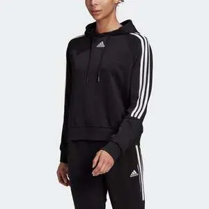 Adidas Cropped 3-stripes Hoodie