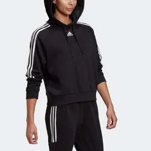 Adidas Cropped 3-stripes Hoodie