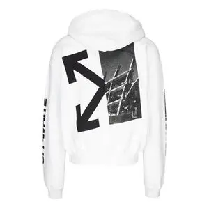 Off-white Fleece Sweatshirts Hoodies For Men