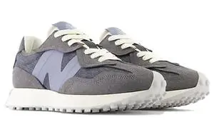 NEW BALANCE 327 Athletic Sneakers - Light Grey/blue