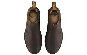 Dr. Martens 2976 Crazy Horse Leather Chelsea Boots - Brown
