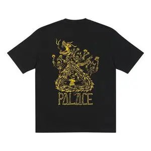 PALACE Palace X Lotties Crossover Dragon Alphabet Pattern Short Sleeve T-Shirt