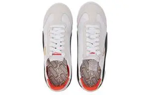PUMA Roma Og Nylon Low Top Sneakers - White/black/orange