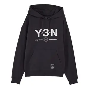 Adidas Y-3 Nbhd Graphic Hoodie - Black