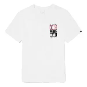 VANS Alphabet Printing Short Sleeve Couple Style - White
