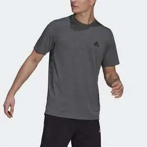 Adidas Aeroready Designed To Move Feelready Sport Tee 'dark - Grey
