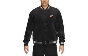 Nike Embroidered Jacket - Black
