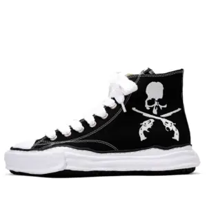 Mihara Yasuhiro High Top Lace-up Sneakers - Black/white