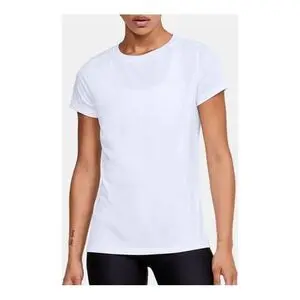 Under Armour Velocity Solid Crew Short Sleeve T-shirt - White
