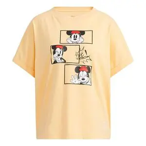 Adidas Neo X Disney Crossover Mickey Mouse Graphic T-shirt - Tan