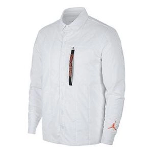 Nike As 23 Engineered Quilted Shacket - White/black