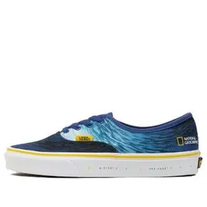 VANS National Geographic X Authentic "ocean" Low Top Sneakers - Blue