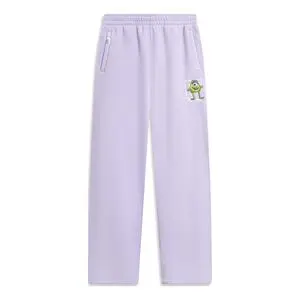 LI-NING X Disney Monster University Graphic Fleece Sweatpants - Light Purple