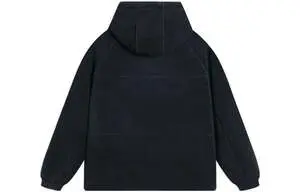 LI-NING Badfive Logo Fleece Zip-up Hoodie - Black/white