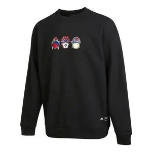 Adidas Graphic Crewneck Sweater - Black