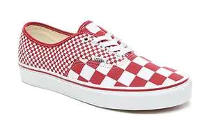 VANS Authentic "mix Checker" Sneakers - Red