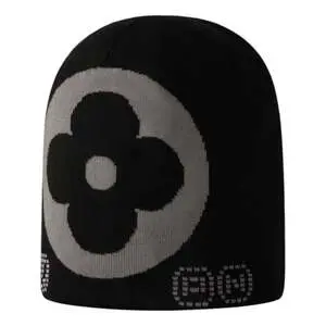 LOUIS VUITTON X Nigo Fit Monogram Beanie - Black