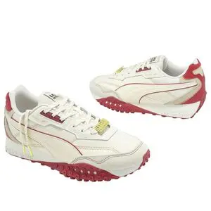 PUMA Blktop Rider Sneakers - White/red