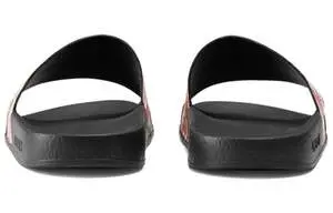 Gucci Gg Supreme Blooms Slide Sandals