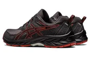 Asics Gel-venture Athletic Sneakers - Black/red