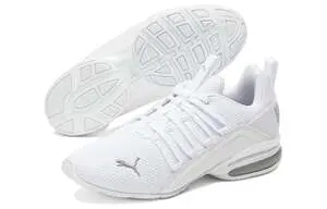 PUMA Axelion Refresh Lace-up Sneakers - White/silver