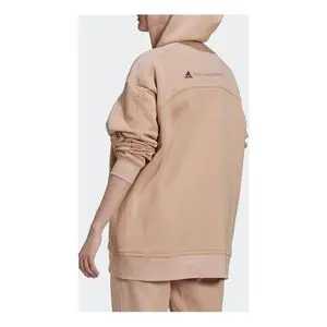 Adidas By Stella Mccartney Logo Print Zip-up Hoodie