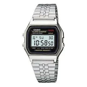 Casio Classic Digital Stainless Steel Bracelet Watch - Silver