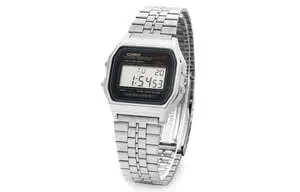 Casio Classic Digital Stainless Steel Bracelet Watch - Silver