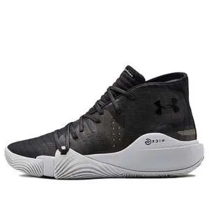 Under Armour Anatomix Spawn Mid Basketball Sneakers - Black/grey