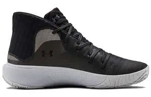 Under Armour Anatomix Spawn Mid Basketball Sneakers - Black/grey