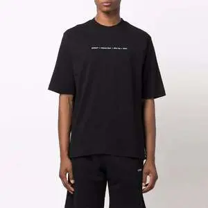 Off-White Fw21 Logo Round Neck Short Sleeve Slim Fit Version