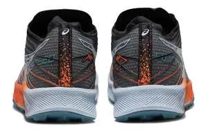 Asics Fuji Speed Trail Running Shoes - Black/orange
