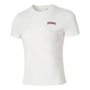 PUMA Wordmark Logo T-shirt - White