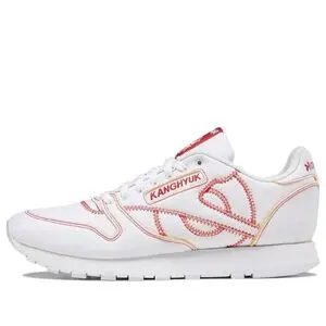REEBOK Kanghyuk X Classic Leather Sneakers - White/red