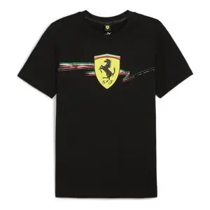 PUMA Scuderia Ferrari Race Big Shield T-shirt - Black